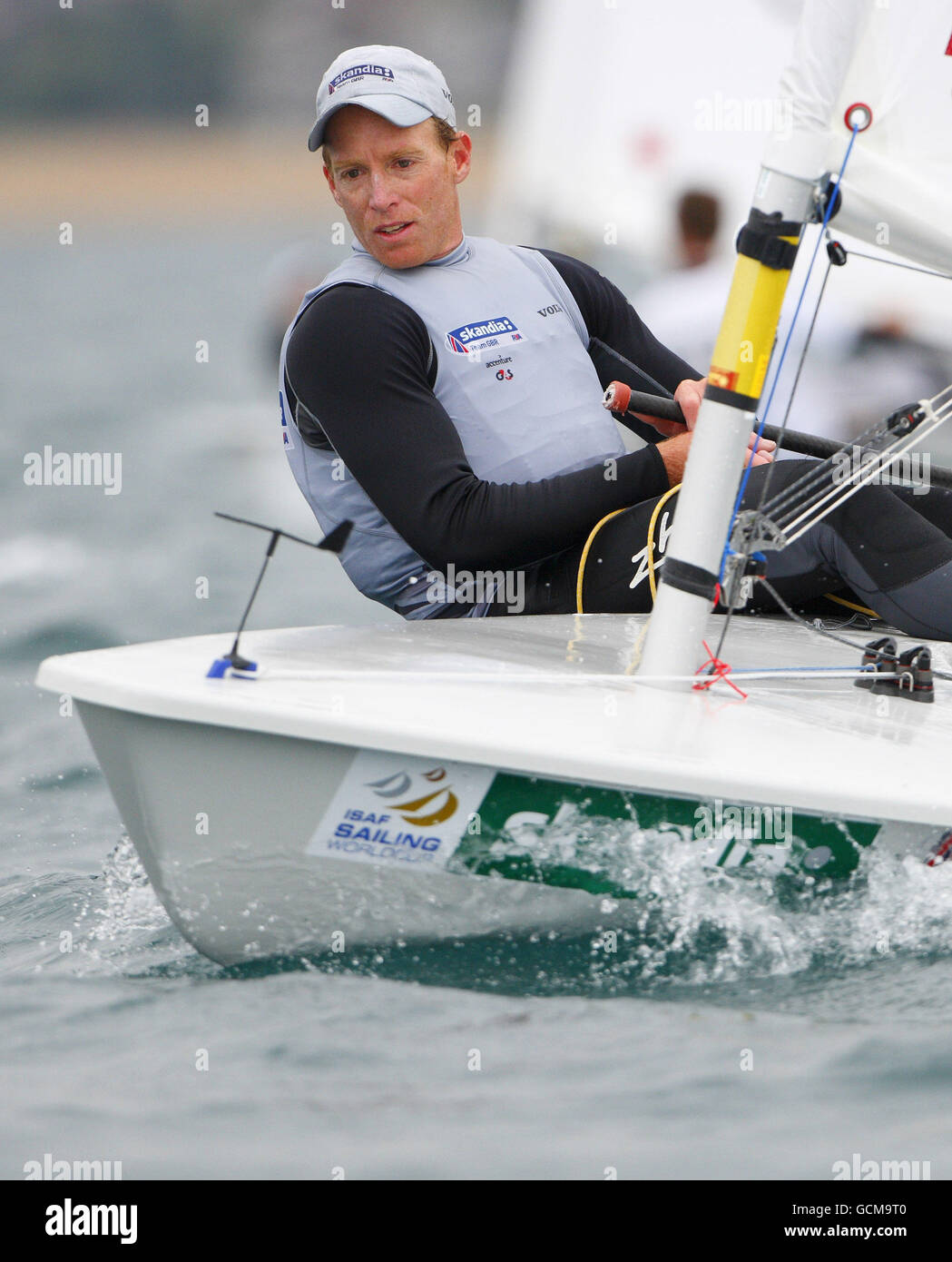 British Laser World Champion Paul Goodison takes a commanding position ...