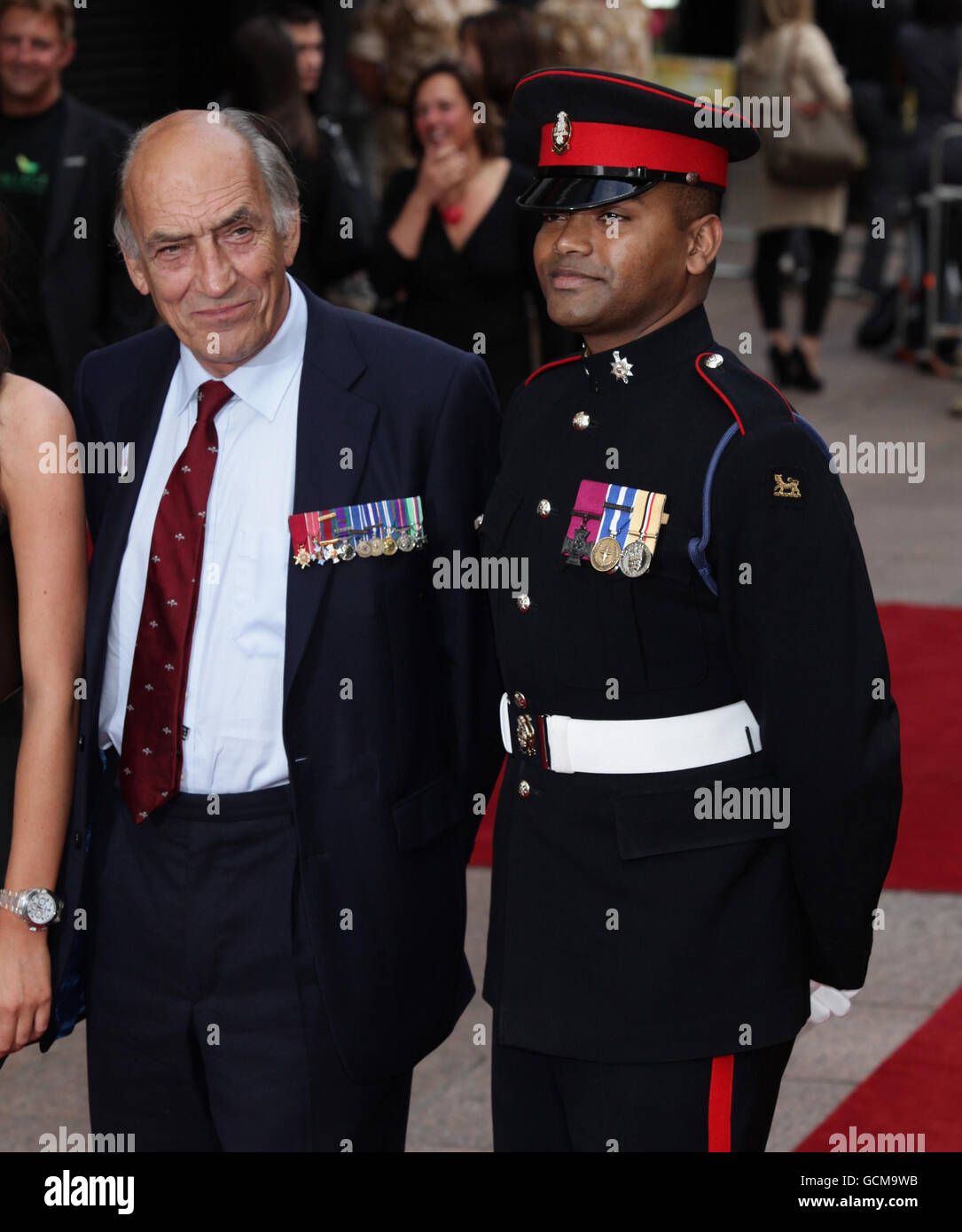 General Sir Mike Jackson (left) and Johnson Beharry VC arriving for the ...