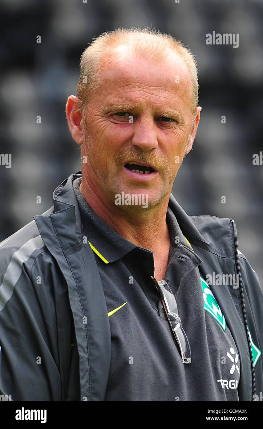 Football friendly soccer coach headshot head shot portrait hi-res stock ...