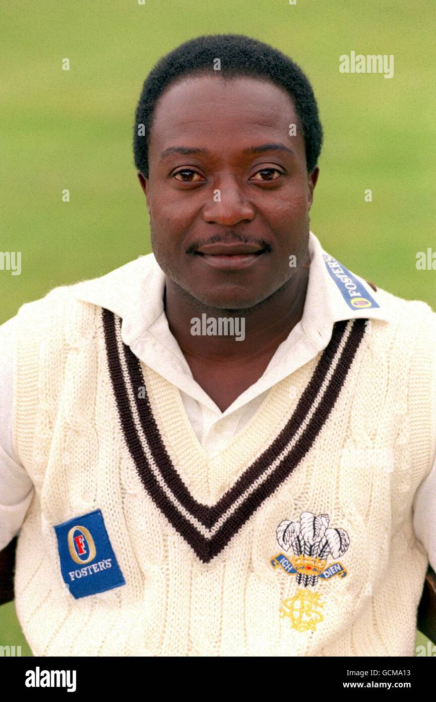 Cricket Photocall - Surrey. Monte Lynch, Surrey CCC Stock Photo - Alamy