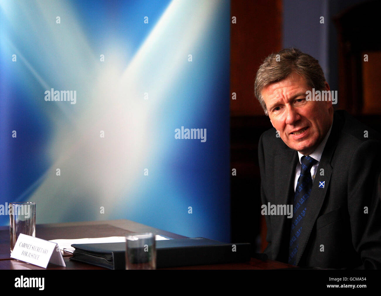 Scottish Justice Secretary Kenny McAskill during a Scottish Cabinet ...