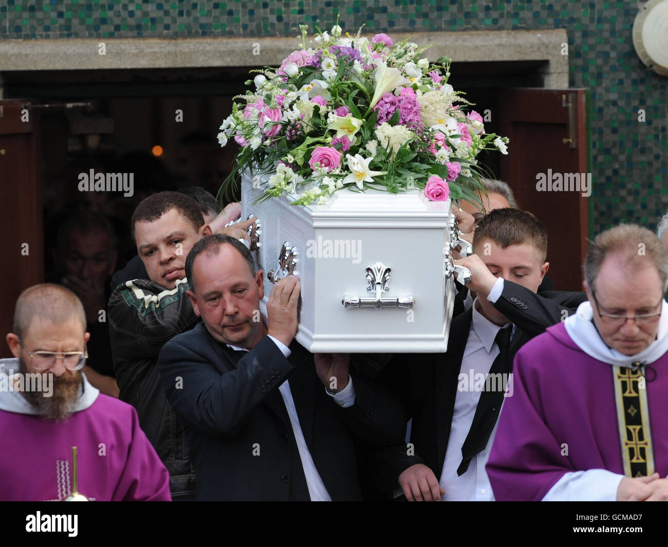 Suzanne Blamires funeral Stock Photo - Alamy