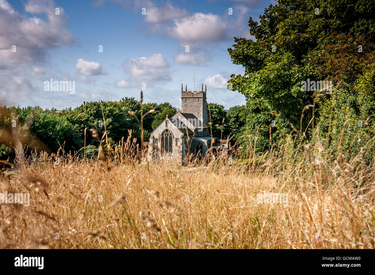 The Church of All Saints in Burnham Thorpe, Norfolk, birthplace of ...