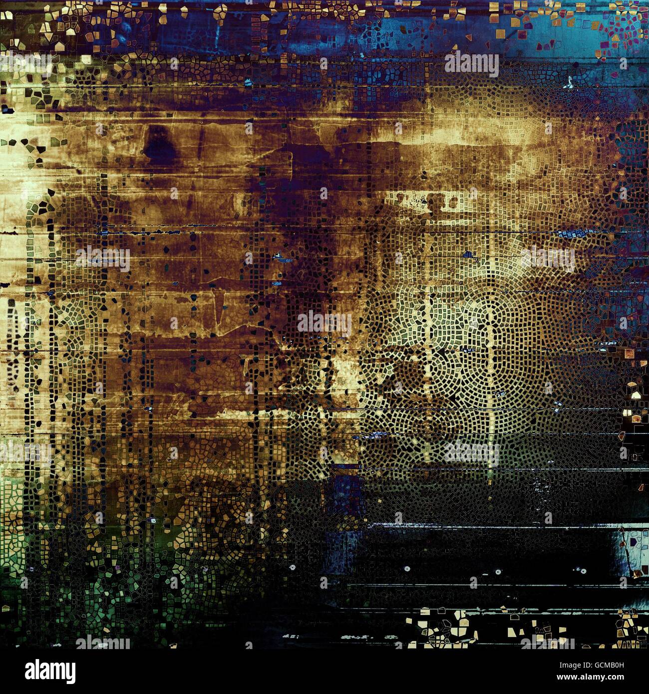 Blue grunge aged background hi-res stock photography and images - Alamy