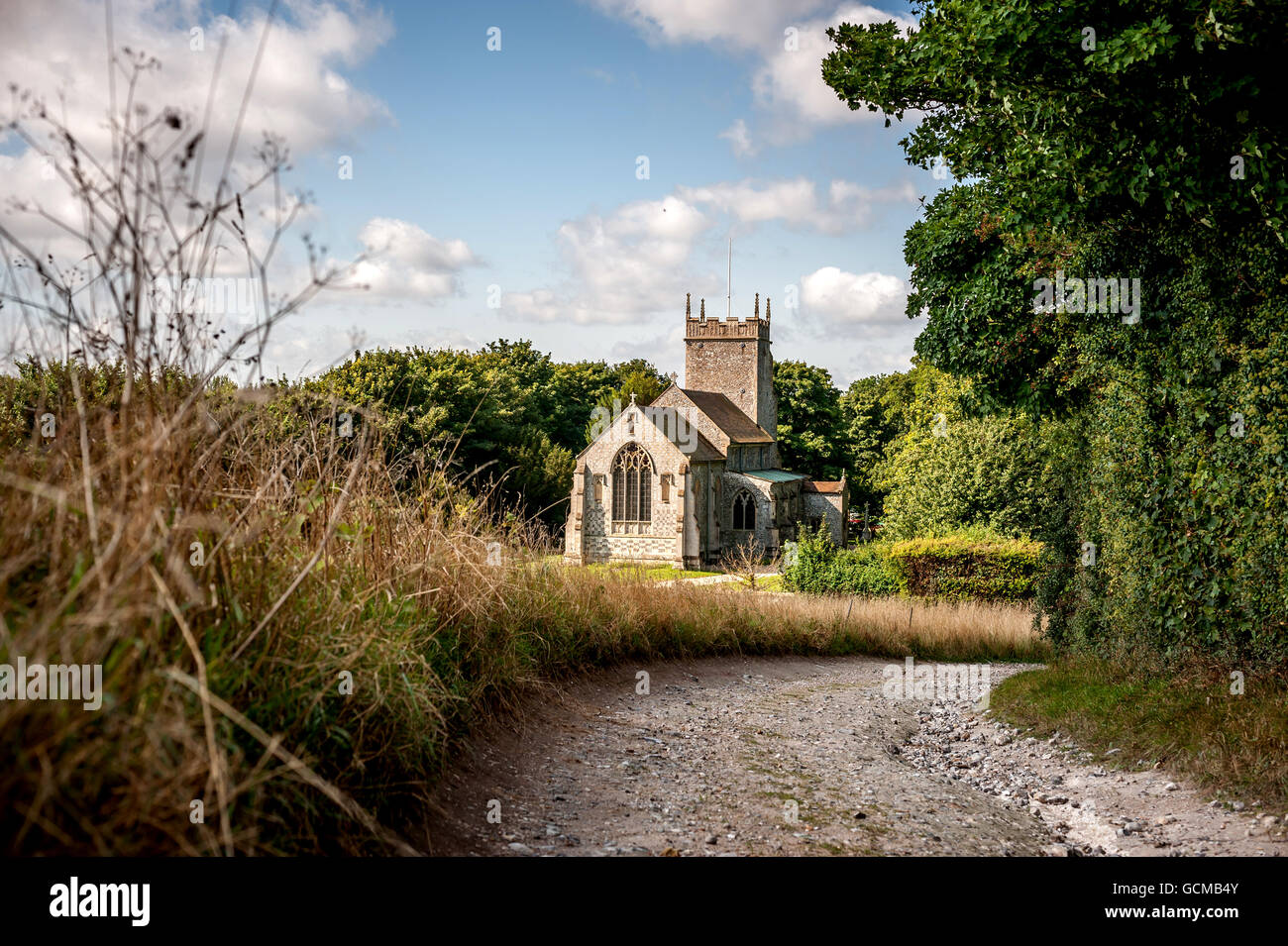 The Church of All Saints in Burnham Thorpe, Norfolk, birthplace of ...