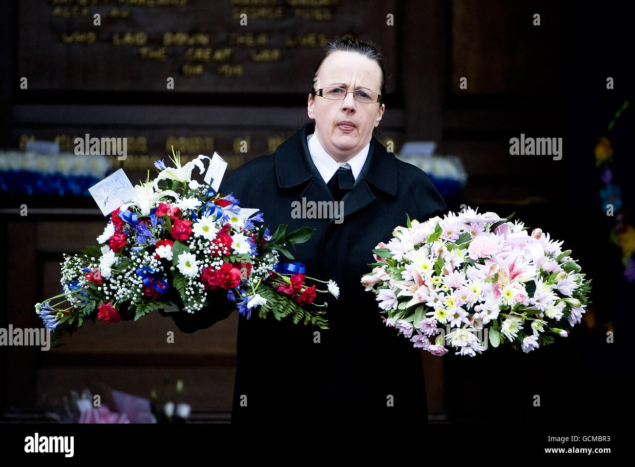 Zoe Nelson funeral Stock Photo - Alamy
