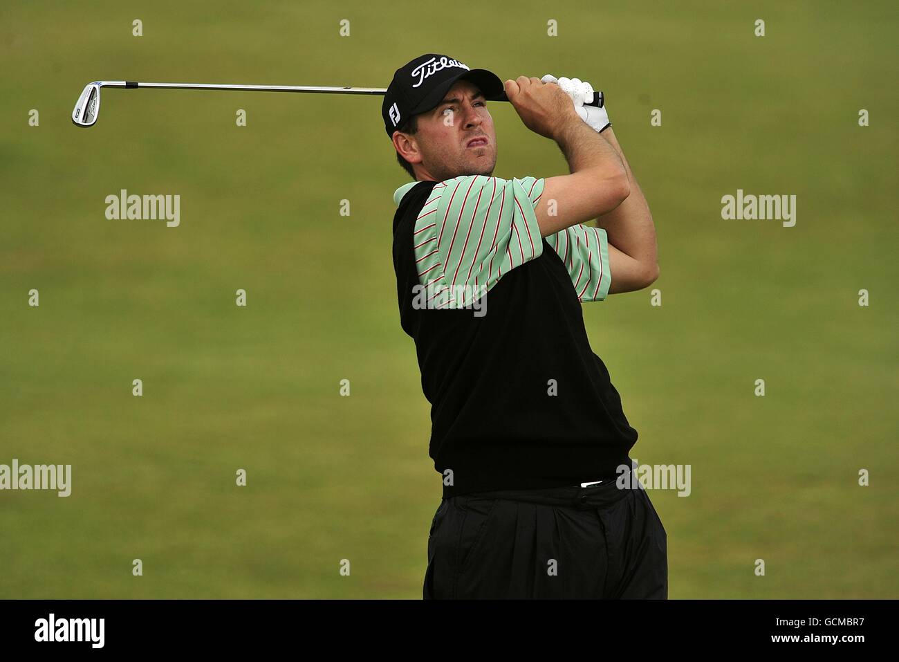 USA's Ben Curtis in action during round two of The Open Championship ...