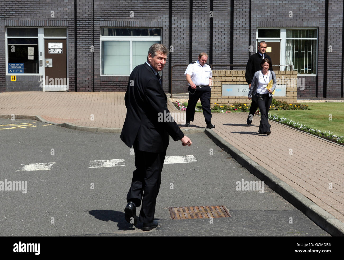ALTERNATE CROP Justice Secretary Kenny MacAskill during a visit to HMP Shotts in Shotts ...
