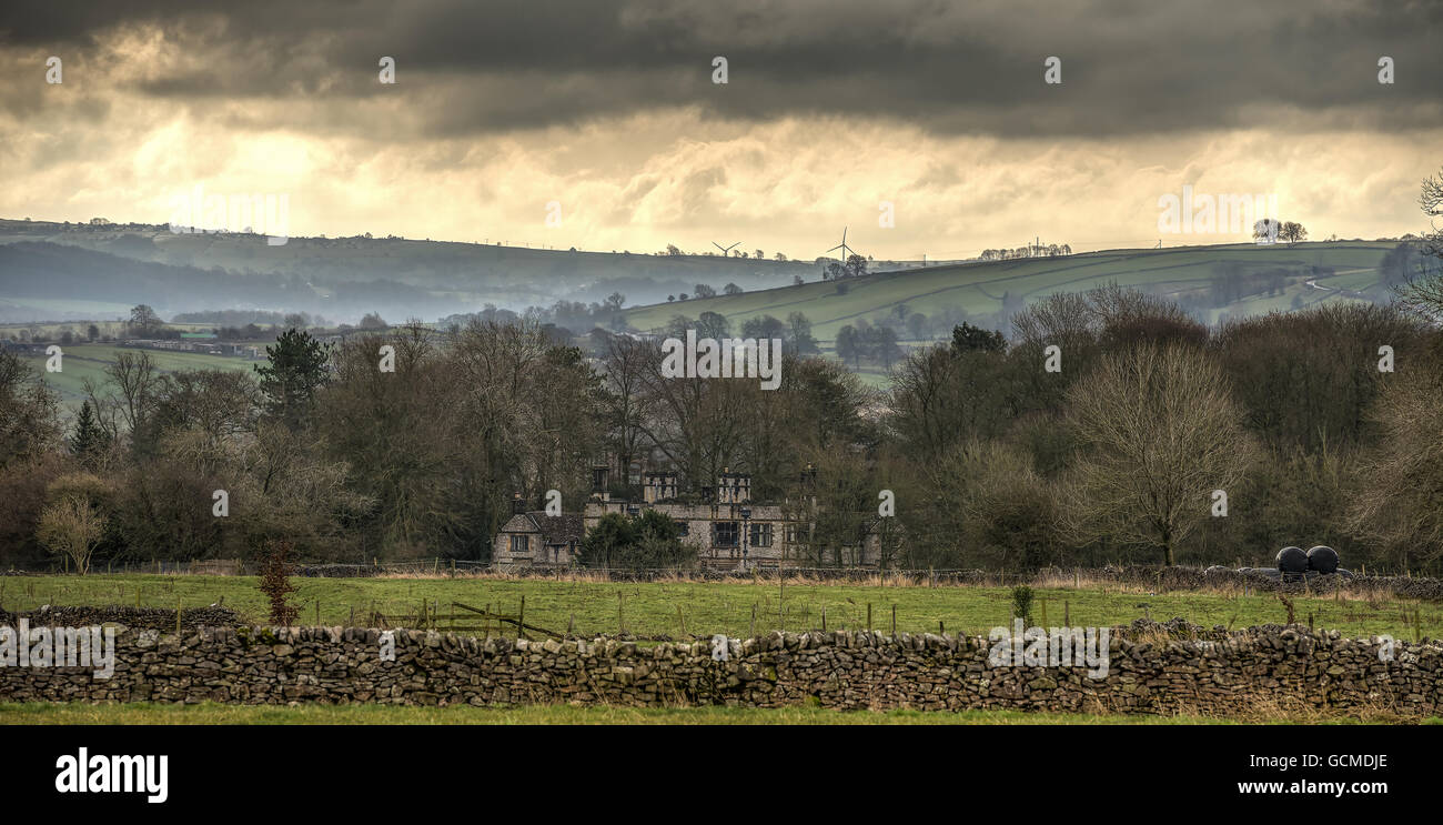 Great Longstone in the Peak District National Park England Stock Photo ...