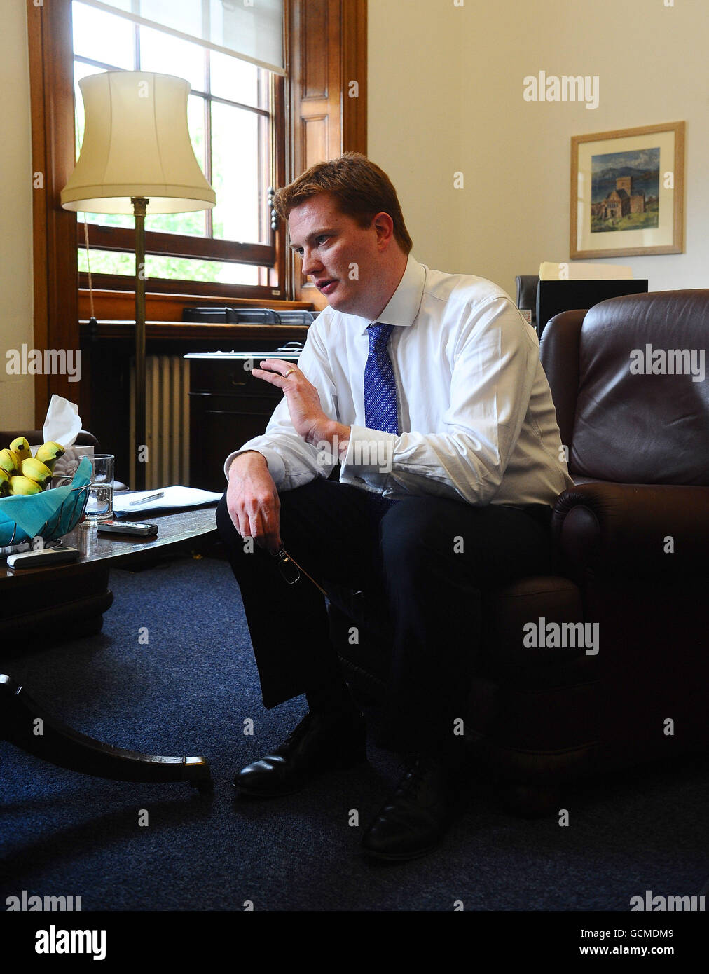 Chief Secretary to the Treasury Danny Alexander MP speaks during an ...
