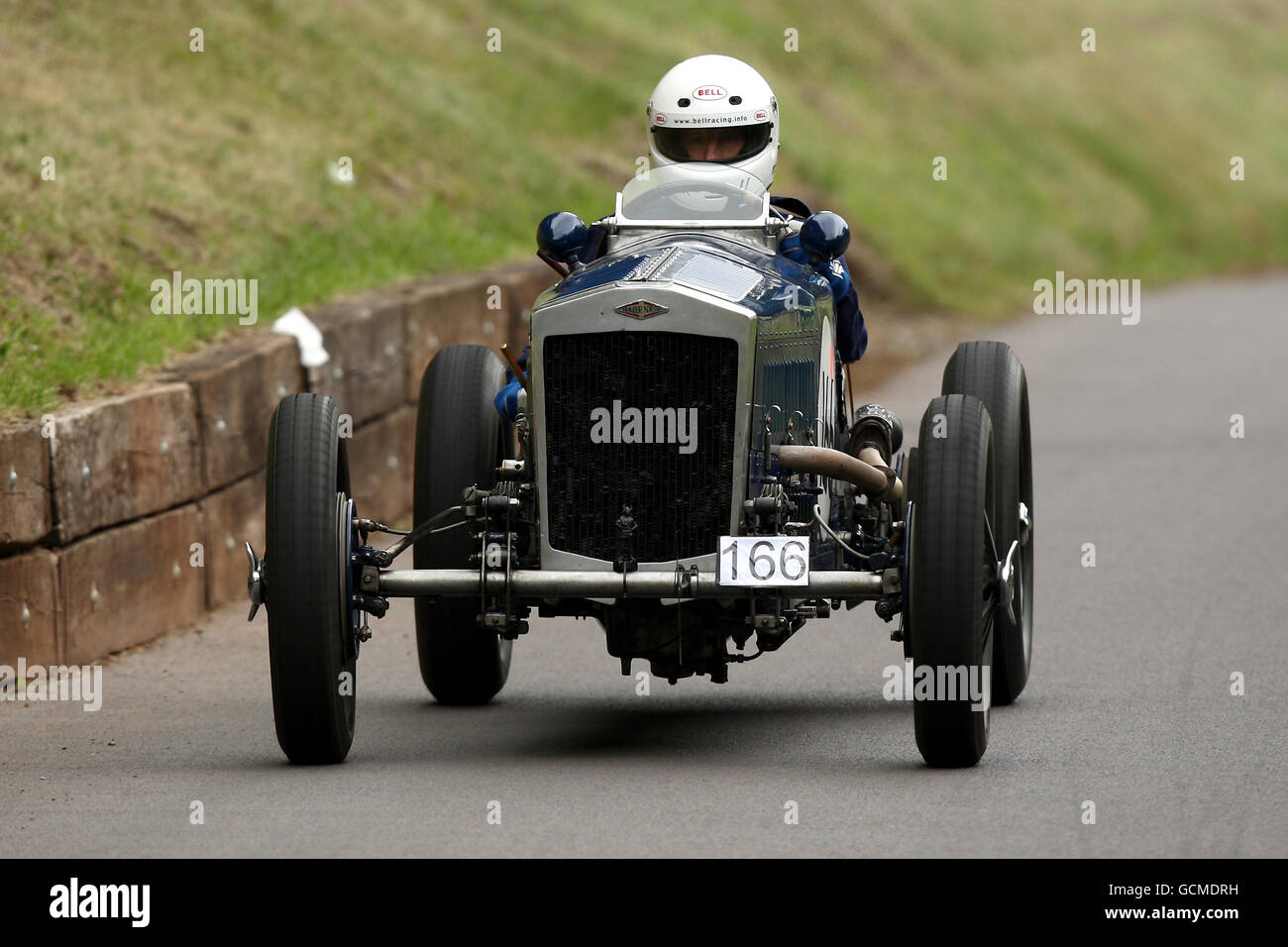 Ken Hawes and his 1928 Frazer Nash Terror III during Shelsley Walsh ...