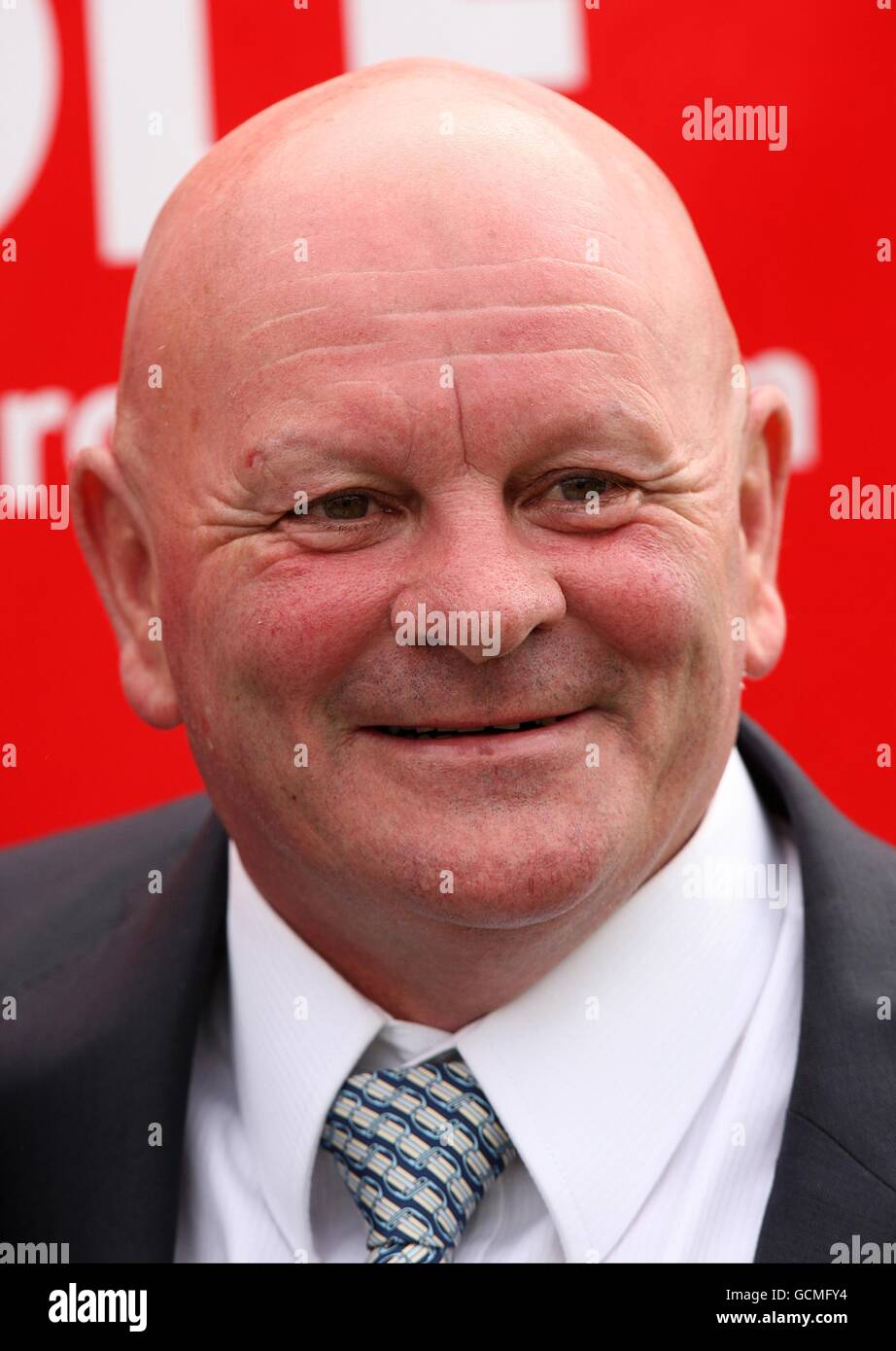 Trainer David Nicholls after his horse Joseph Henry won the Rolf Group ...