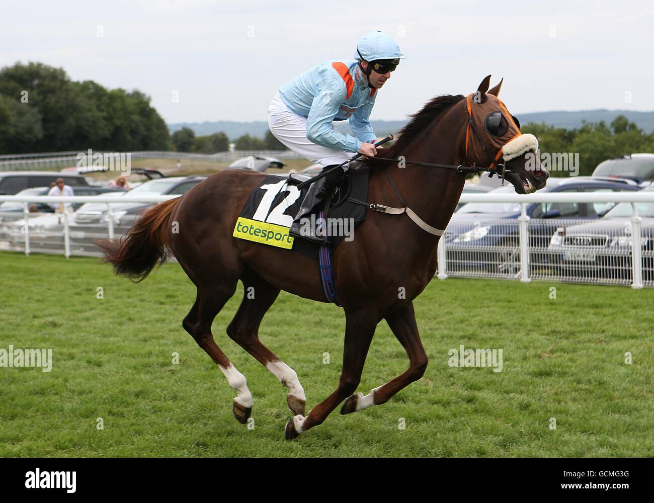 Charlie Cool by jockey Robert Winston going to post prior to the ...