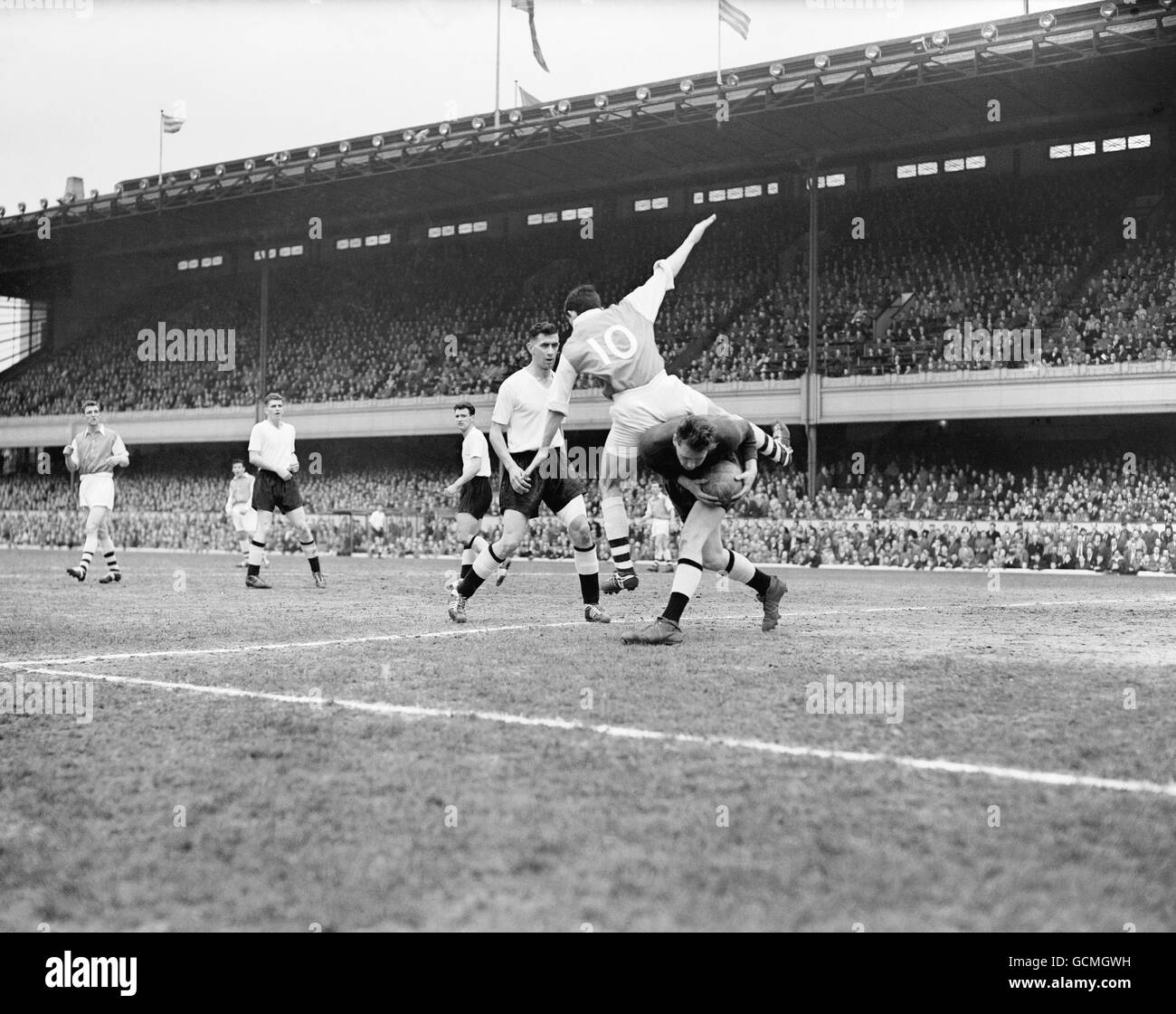 Soccer tackling Black and White Stock Photos & Images - Alamy