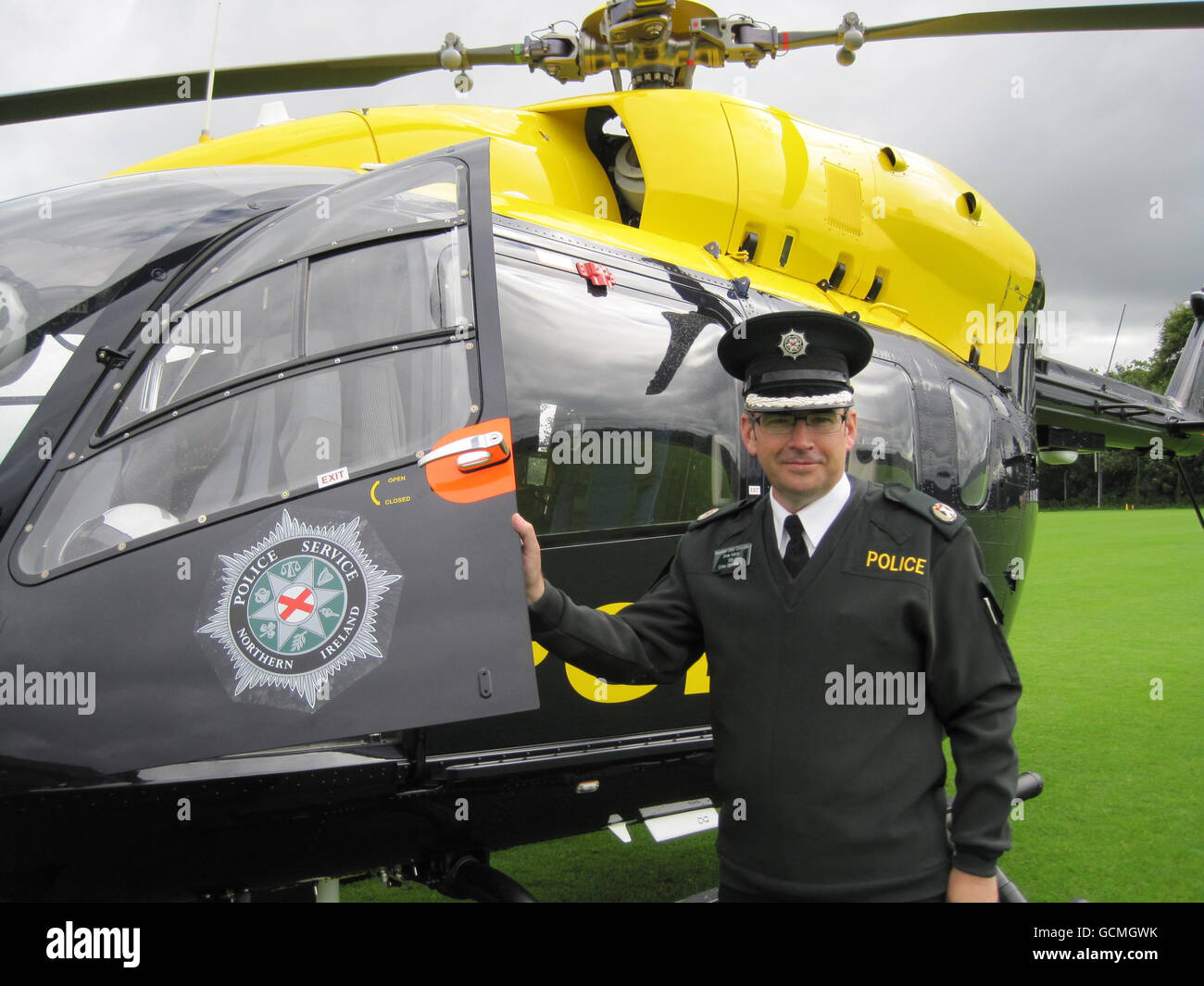 PSNI new helicopter Stock Photo - Alamy