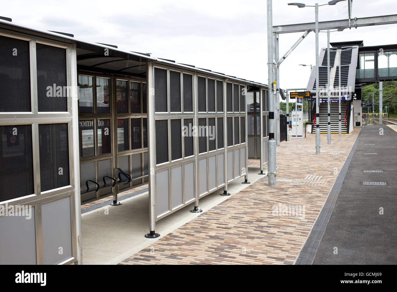 Kirkstall Forge Railway Station, opened in June 2016 Stock Photo - Alamy