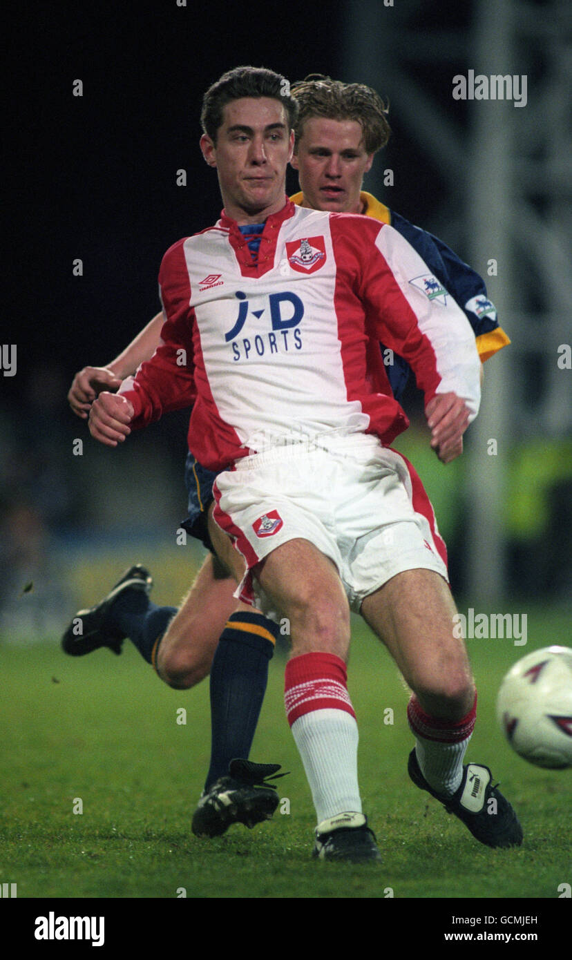 Football soccer chris makin color colour hi-res stock photography and ...