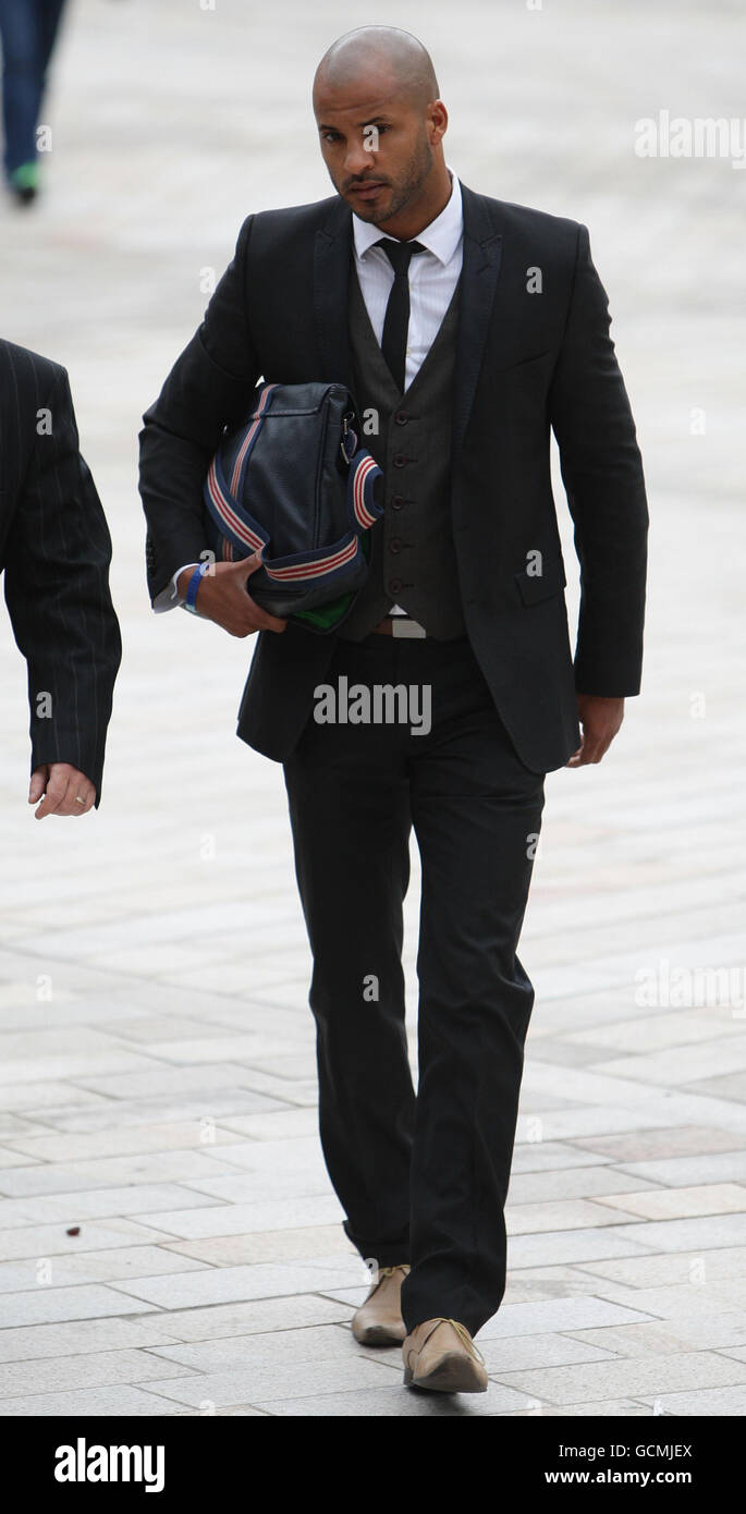 Actor Ricky Whittle arrives at Liverpool Crown court where he faces ...