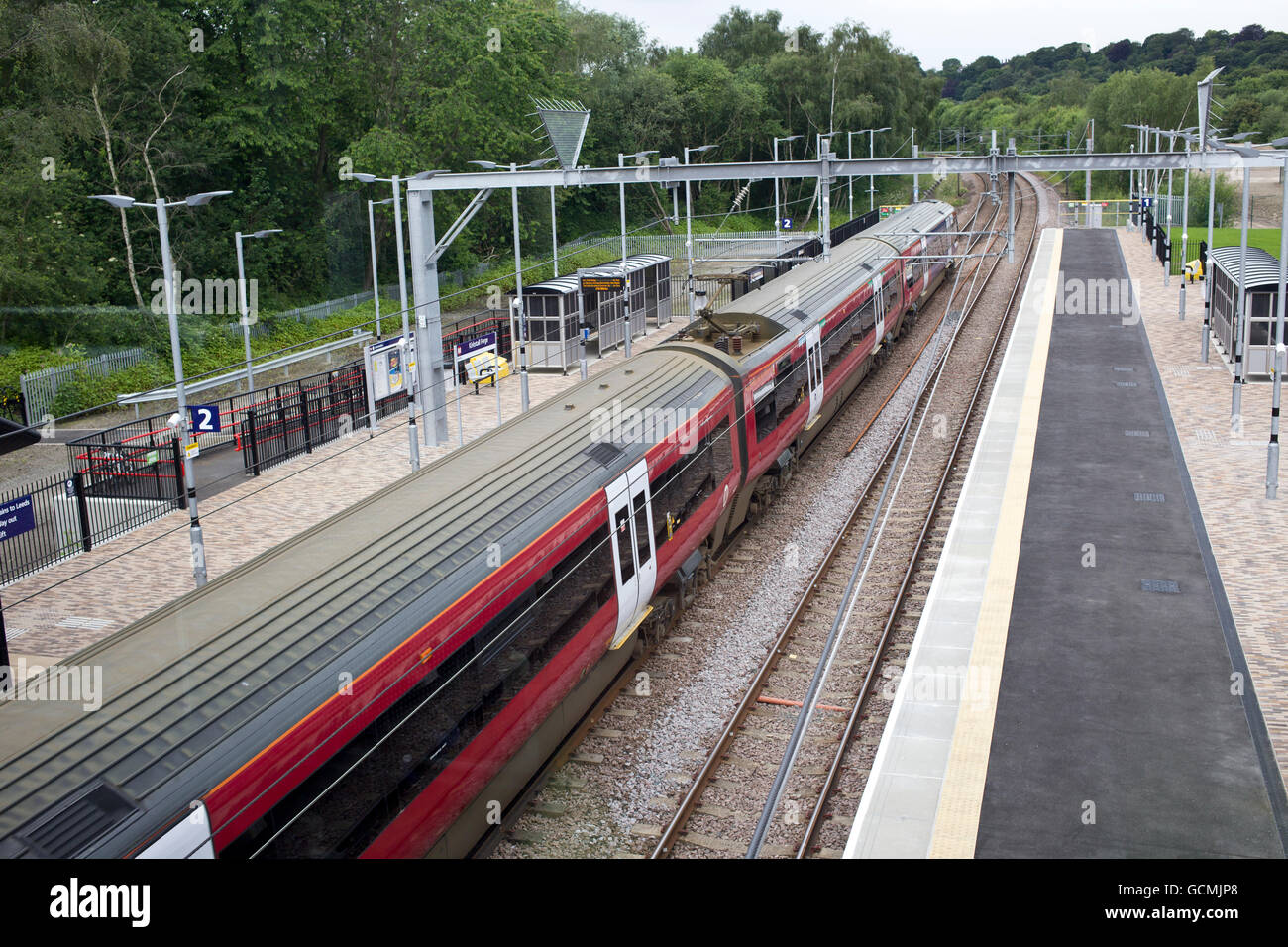 Kirkstall Forge Railway Station, opened in June 2016 Stock Photo - Alamy