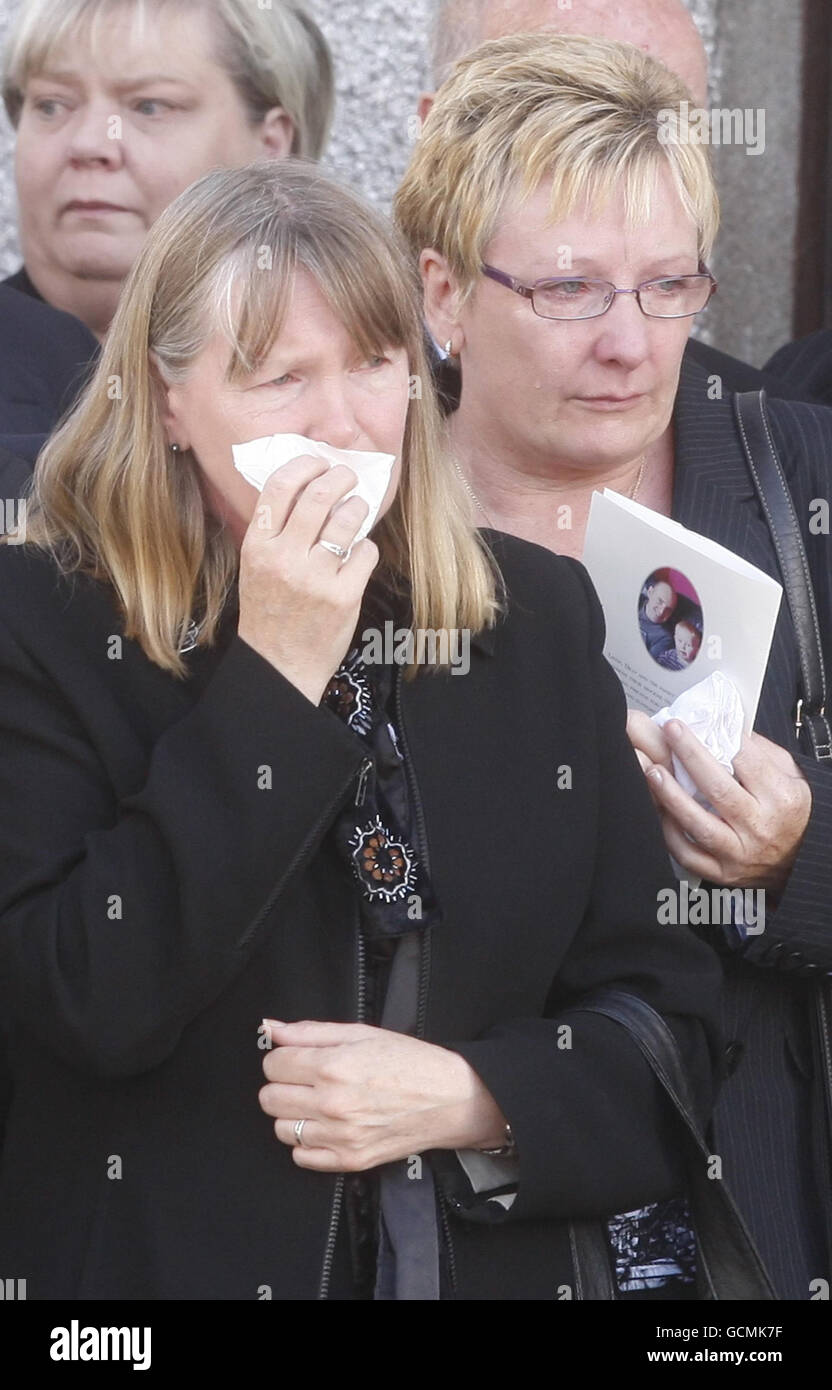 Funeral monkhouse half length mid crying mangsk hi-res stock ...