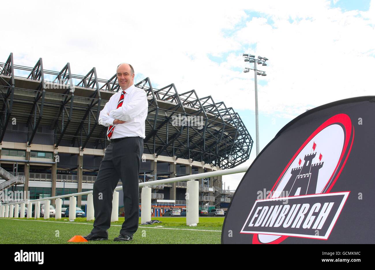 Edinburgh Rugby's new chief executive, Craig Docherty at Murrayfield ...