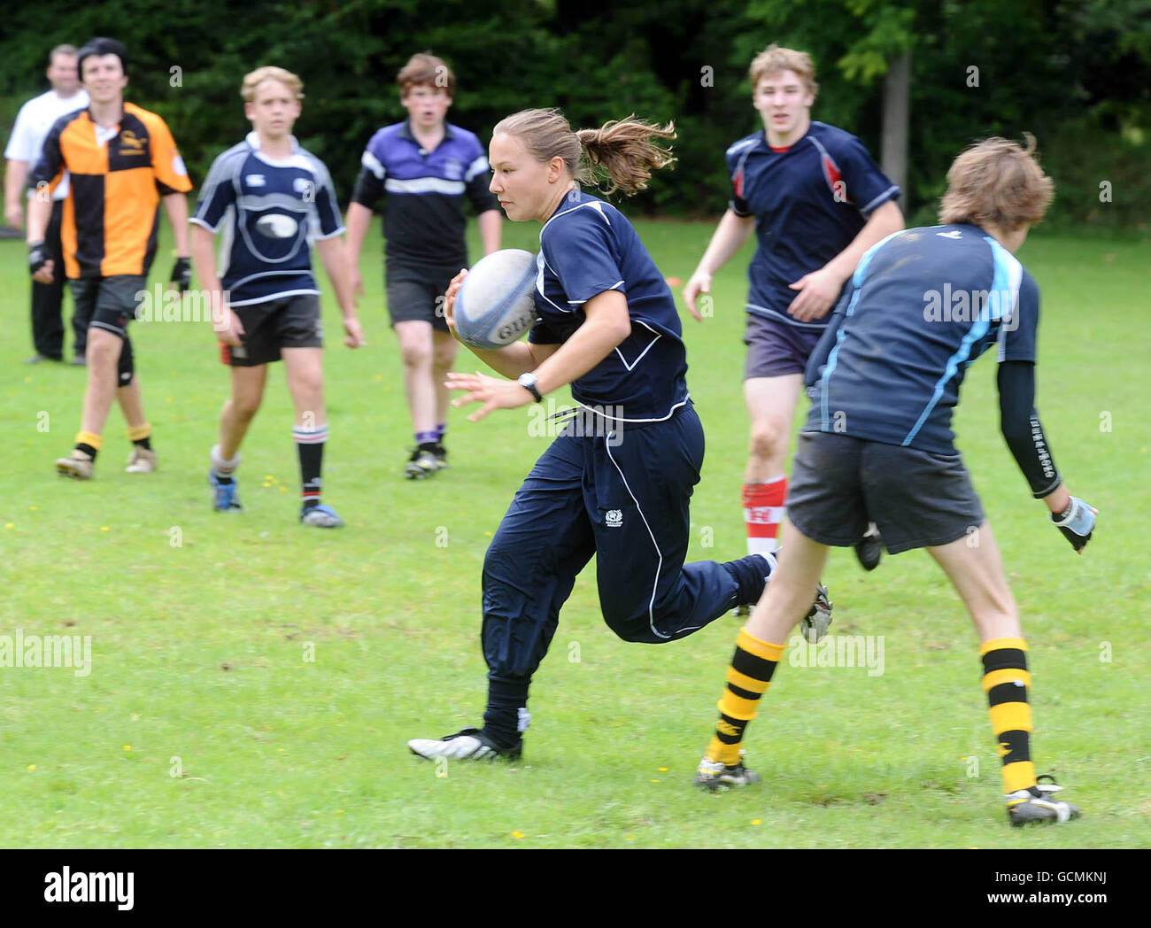Rugby union scotland rugby camp moray rugby club hi-res stock ...