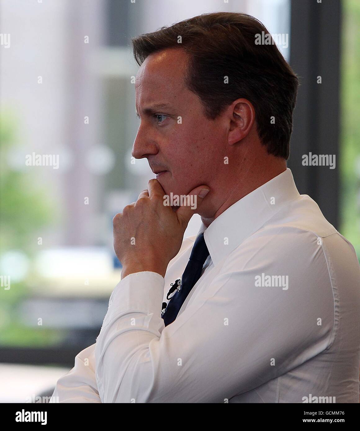 David Cameron visits north of England Stock Photo - Alamy