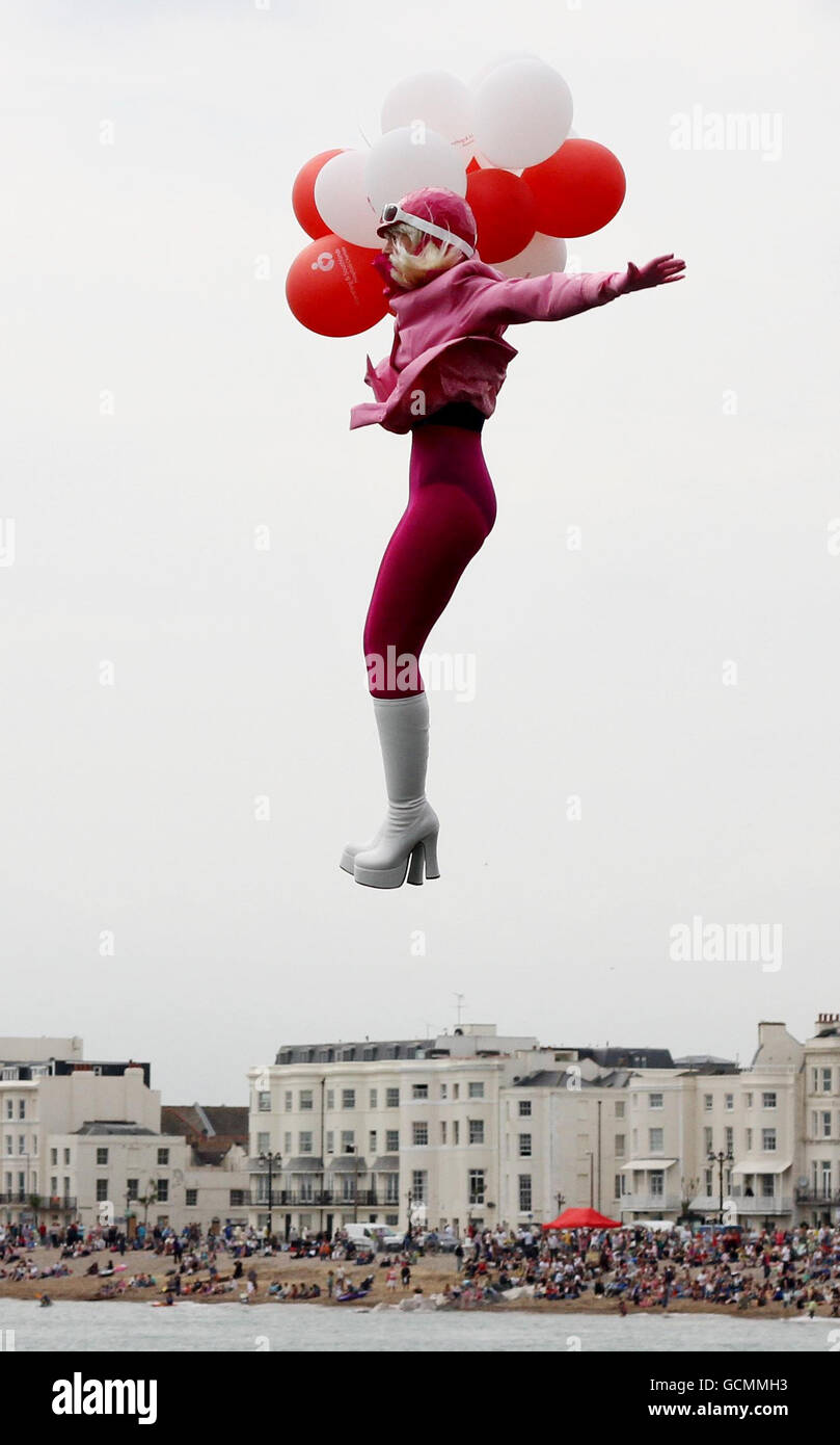 Worthing International Birdman competition Stock Photo - Alamy