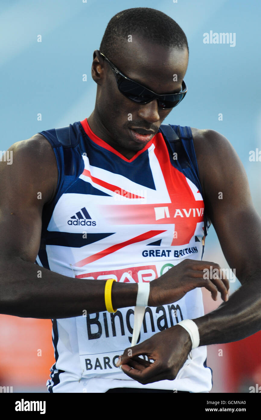 Great britains michael bingham during the mens 400m semi finals hi-res ...