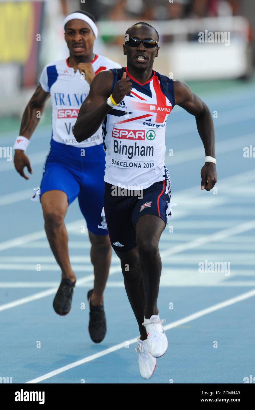 Great britains michael bingham during the mens 400m semi finals hi-res ...