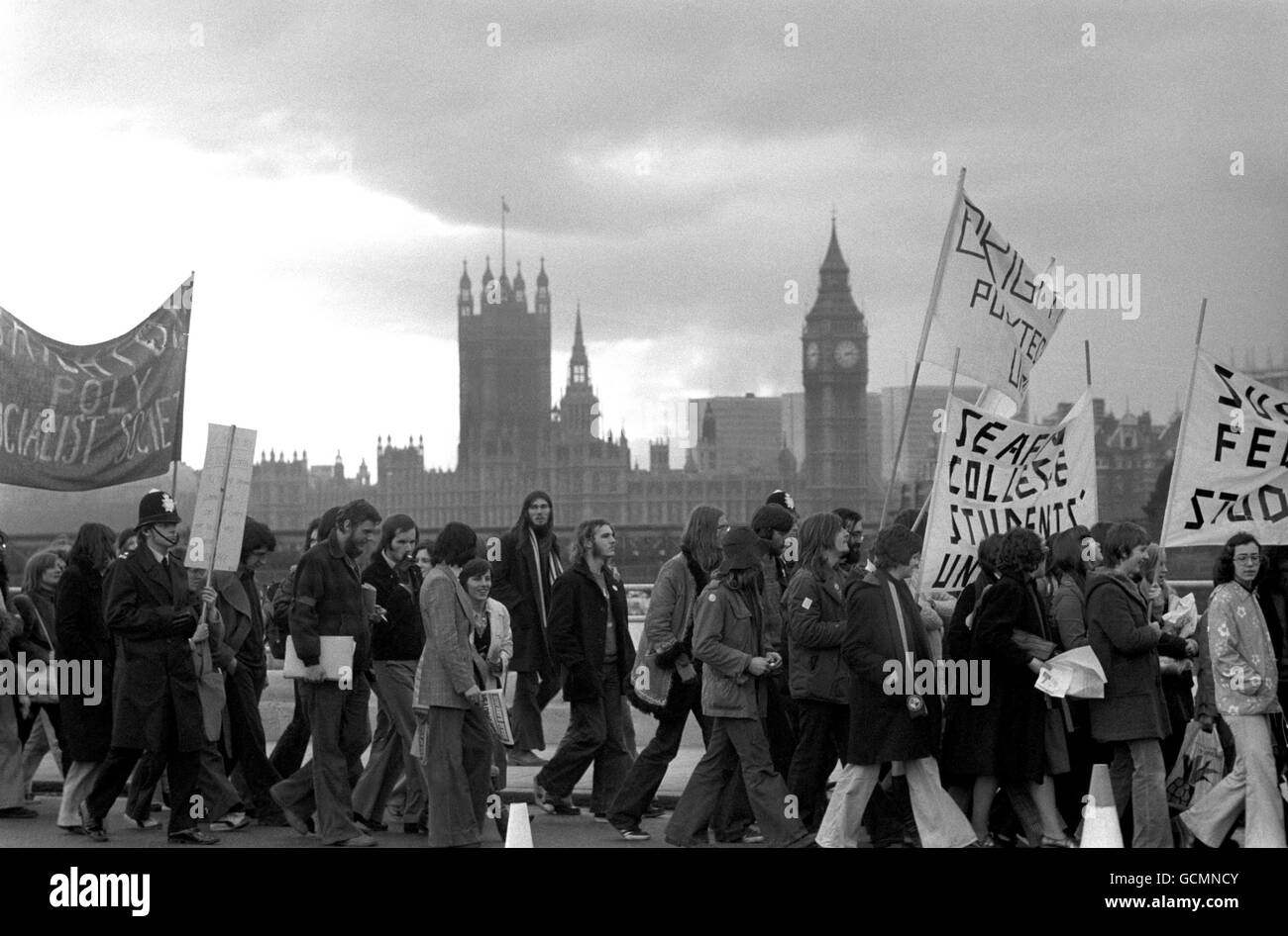 Demonstrations seventies hi-res stock photography and images - Alamy