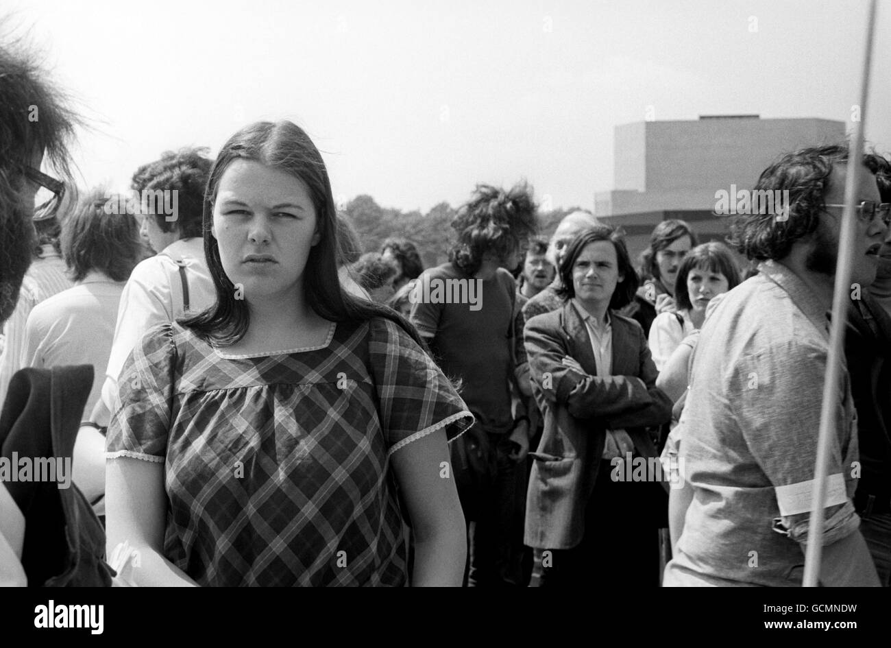 Protests 1974 Black and White Stock Photos & Images - Alamy
