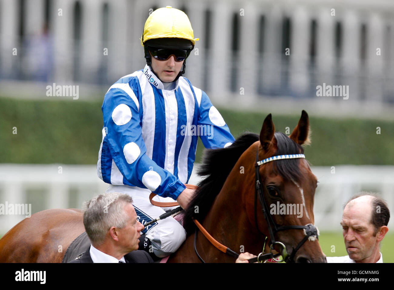 Jockey tom queally at ascot racecourse hi-res stock photography and ...