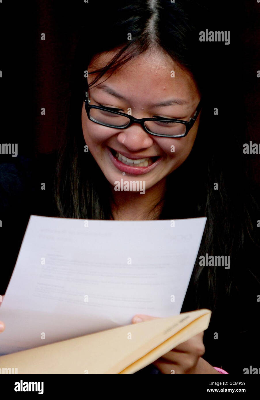 Heather Chung sheds a tear as she reads her A-level results of 2A*'s ...