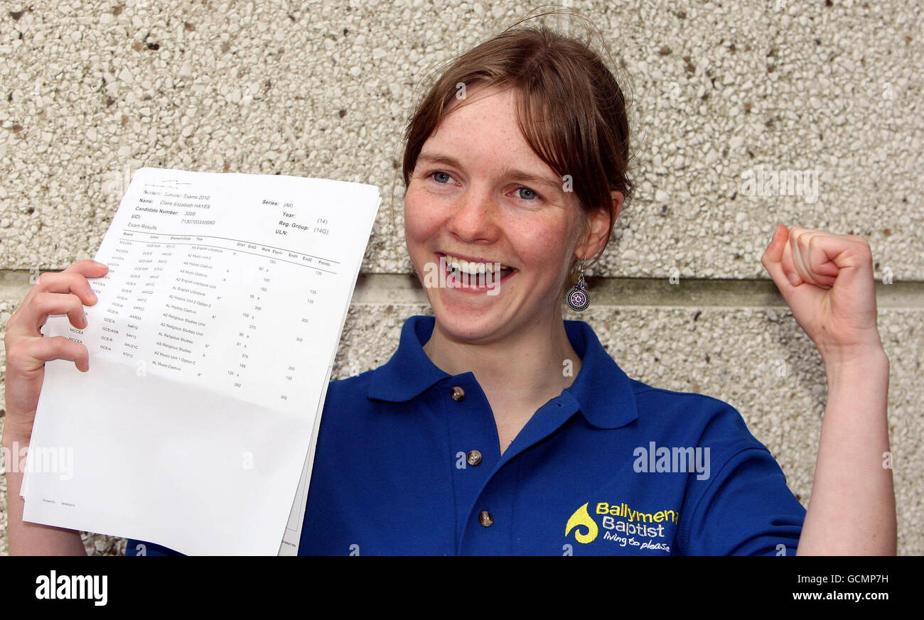 Claire Hayes, 18, who achieved four A* grades at A-level in history ...