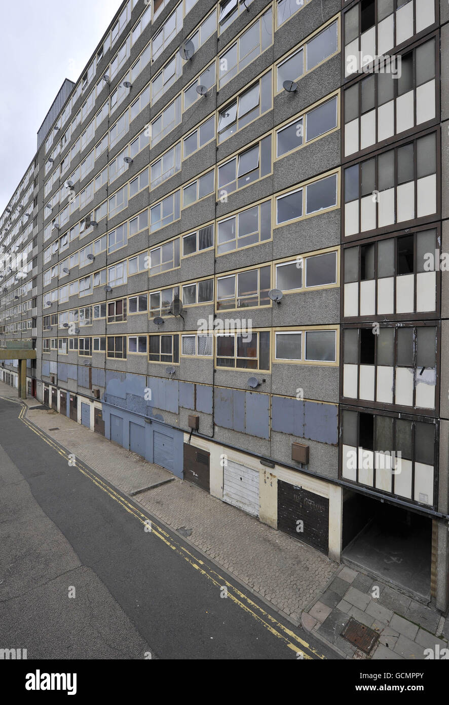 Due demolished part southwark councils regeneration plan area hi-res ...