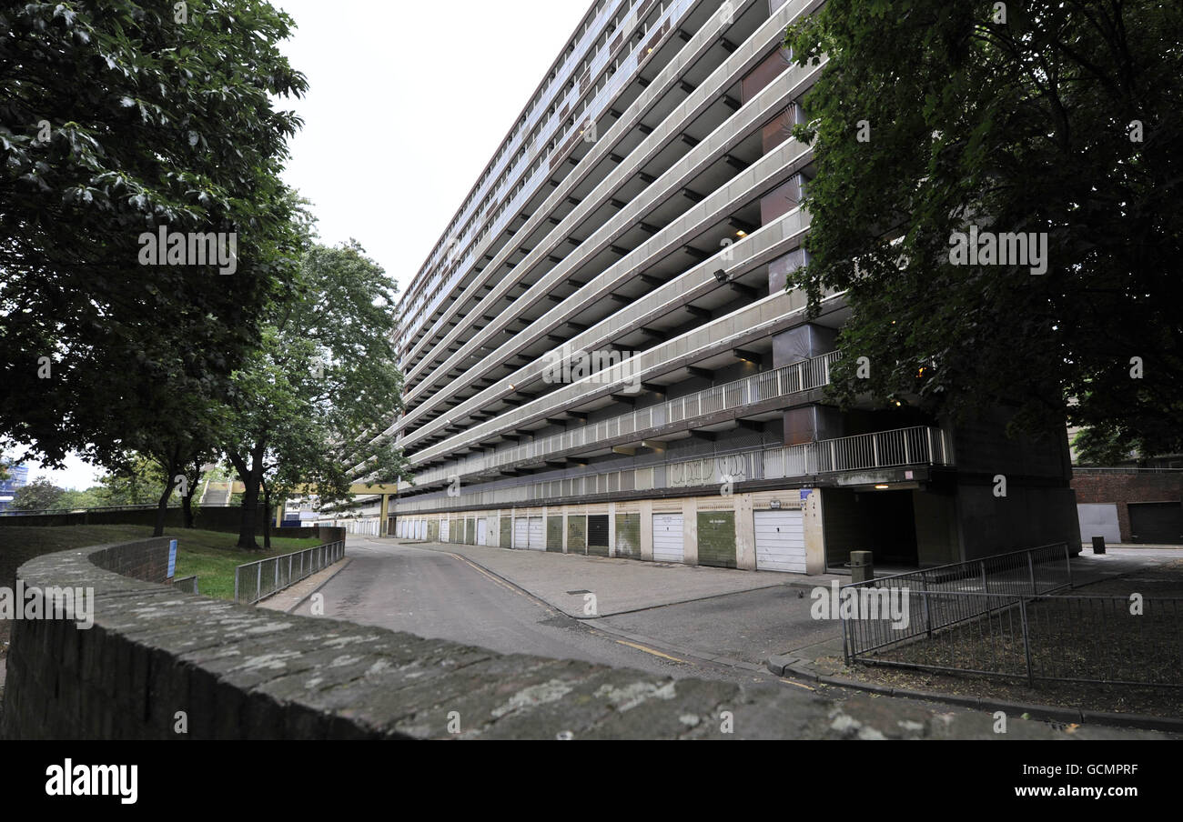 Due demolished part southwark councils regeneration plan area hi-res ...