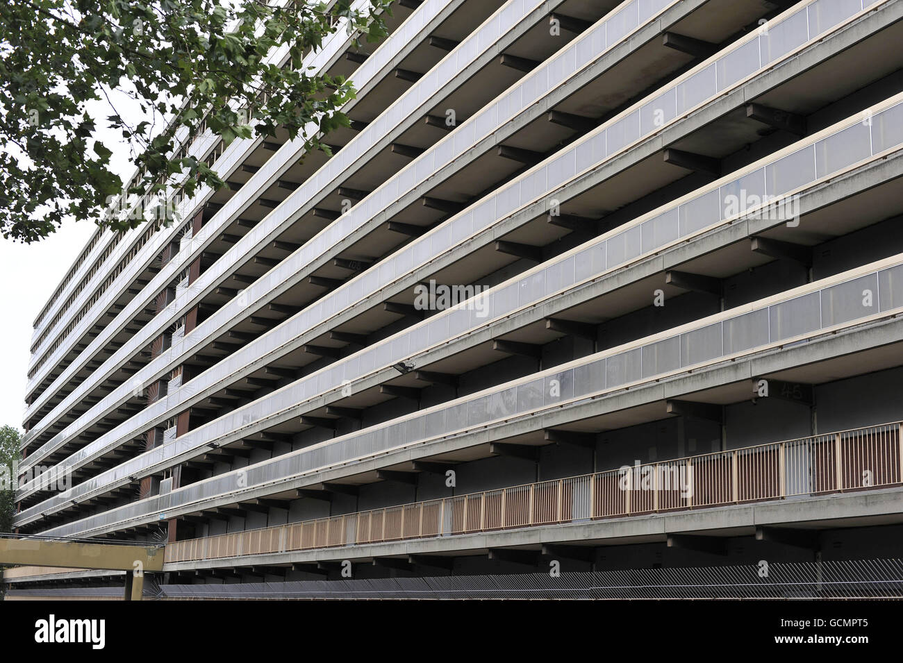 A general view of the Heygate Estate, a large housing estate in ...