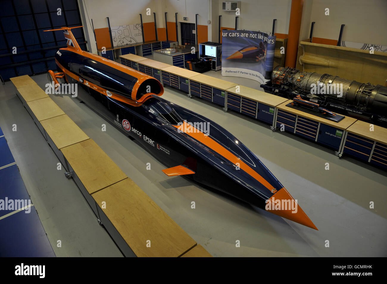 Bloodhound Supersonic Vehicle Stock Photos & Bloodhound Supersonic ...