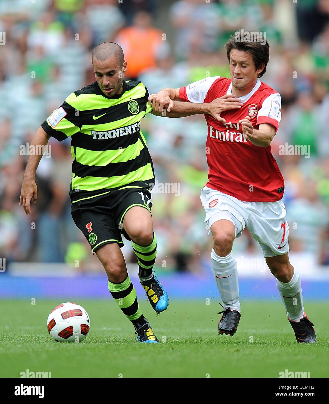 Soccer - Emirates Cup 2010 - Arsenal v Celtic - Emirates Stadium Stock ...