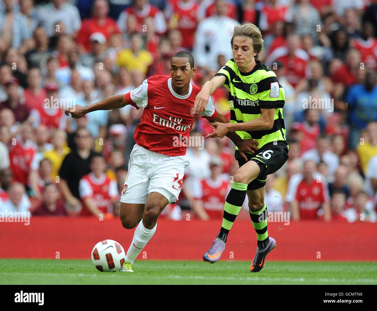 Soccer - Emirates Cup 2010 - Arsenal v Celtic - Emirates Stadium Stock ...
