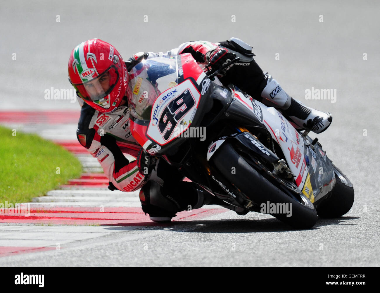 Supersonic Racing Team's Luca Scassa of Italy in the qualifying ...