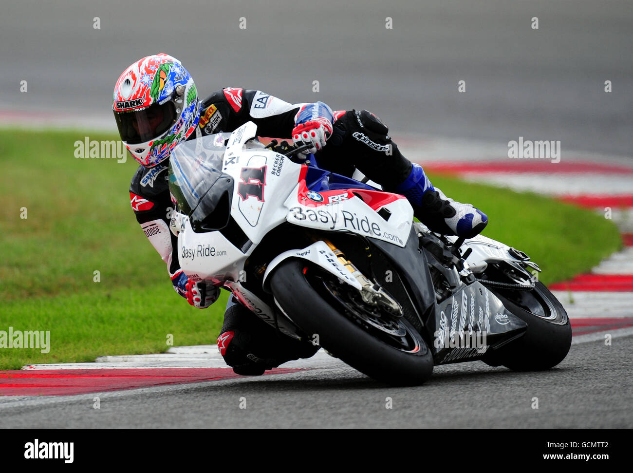 BMW Motorrad Motorsport's Troy Corser of Australia in the qualifying ...
