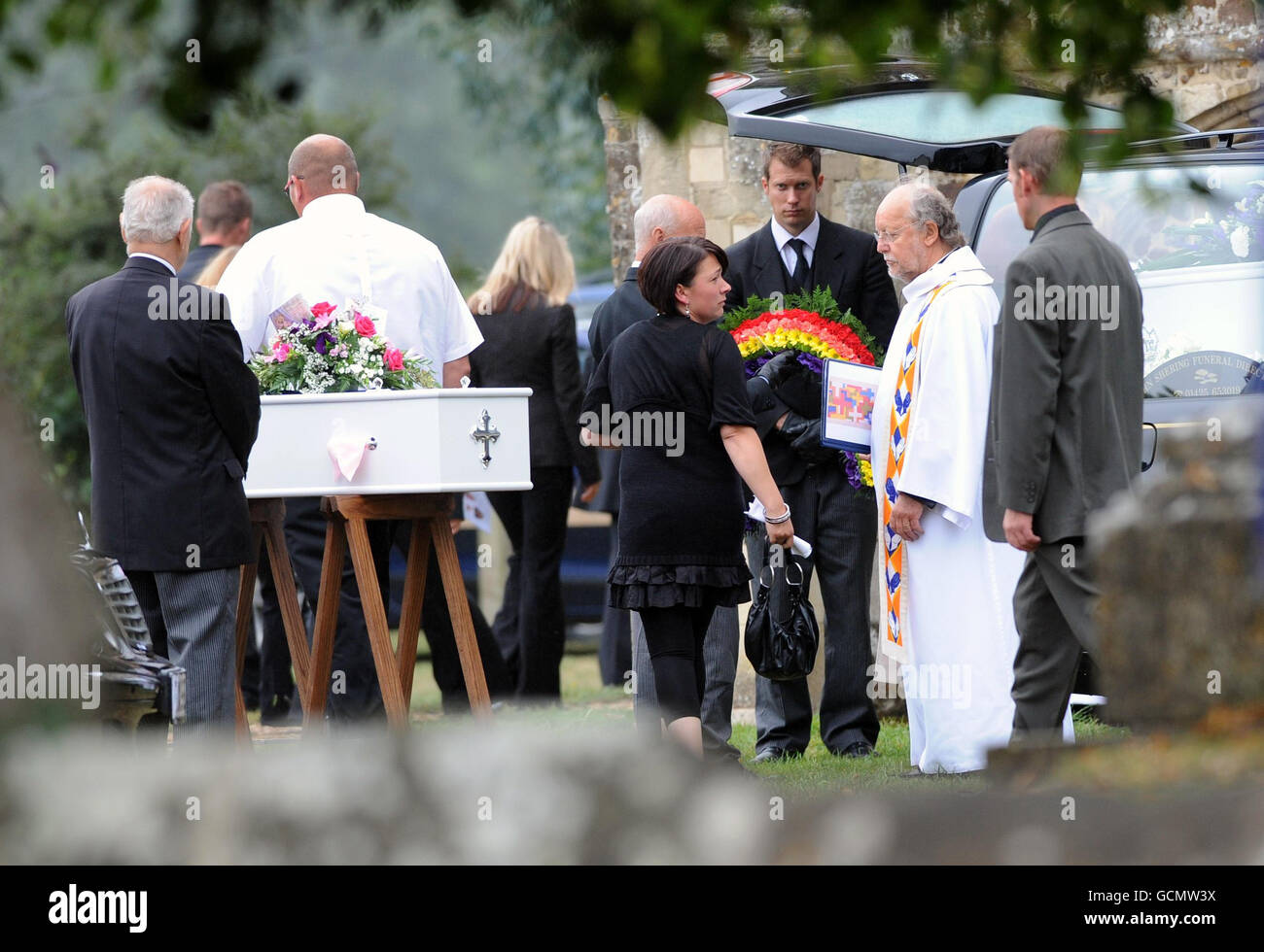 During the funeral of vicki case hi-res stock photography and images ...