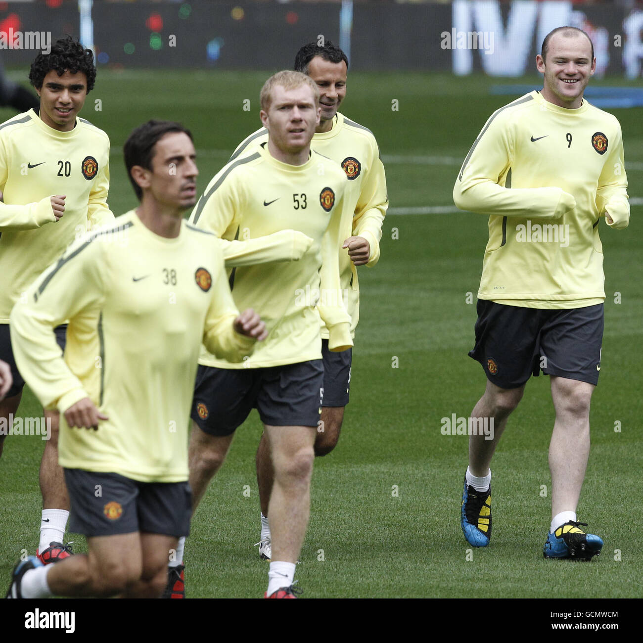 Manchester United Open Training Session High Resolution Stock ...