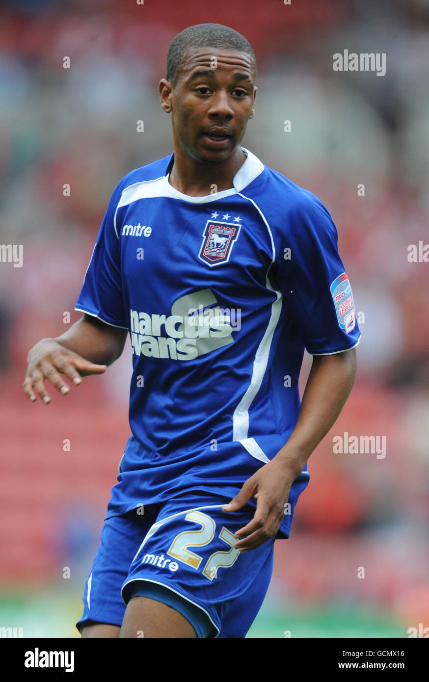 Ipswich Town's Reggie Lambe during the npower Football League ...