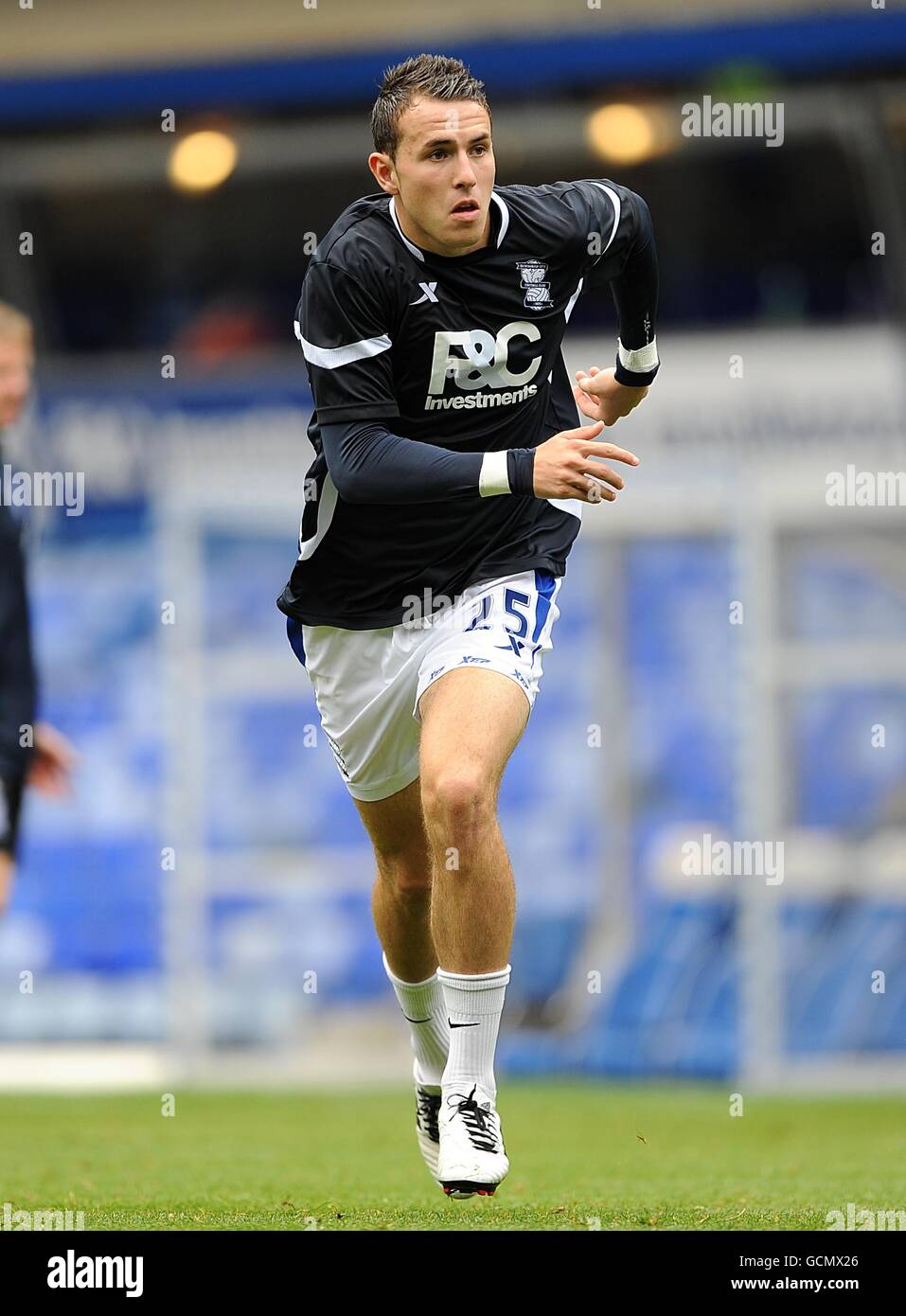 Birmingham citys jordan mutch during the warm up hi-res stock ...