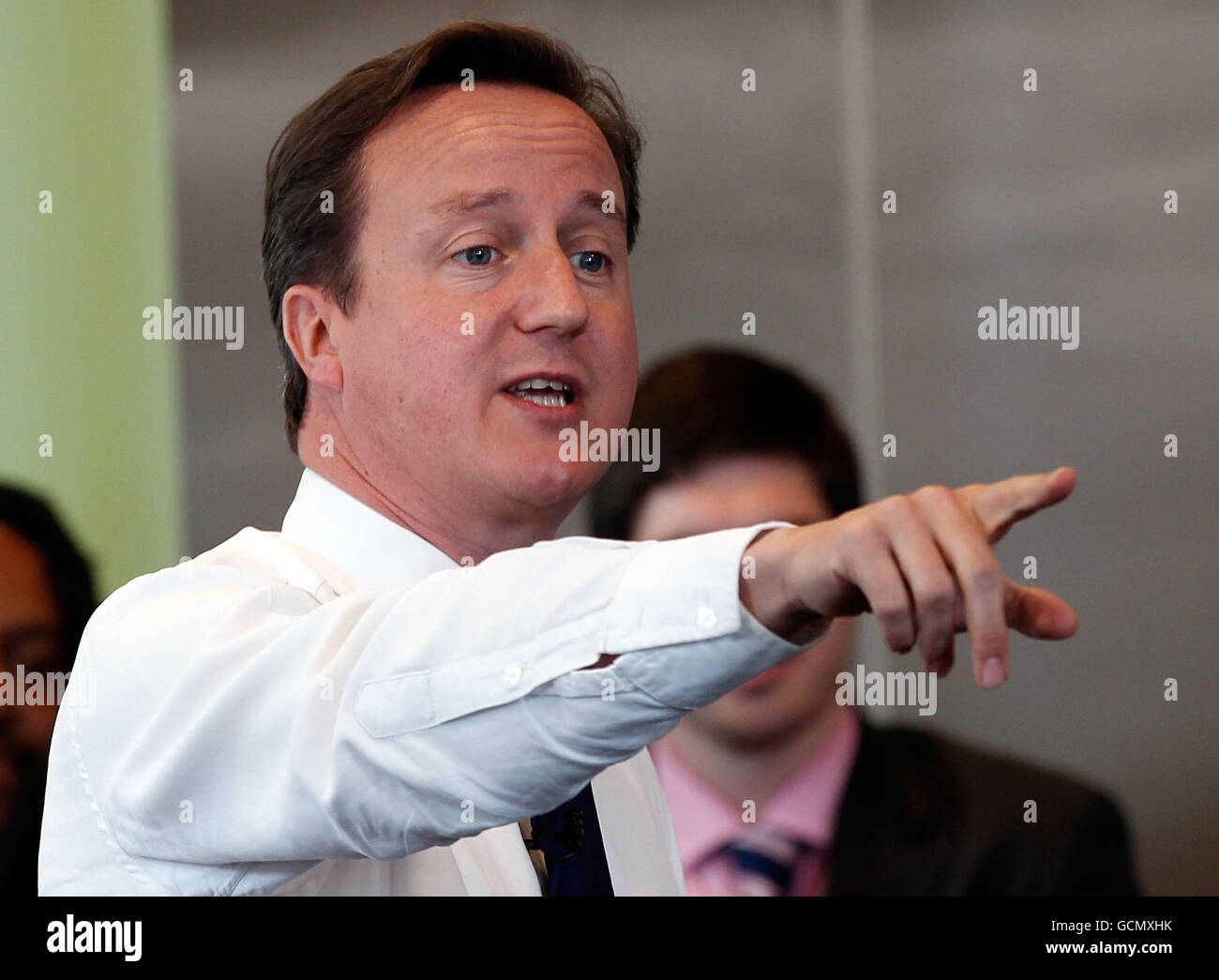 David Cameron visits north of England Stock Photo - Alamy