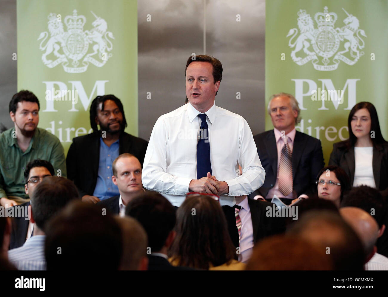 David Cameron visits north of England Stock Photo - Alamy