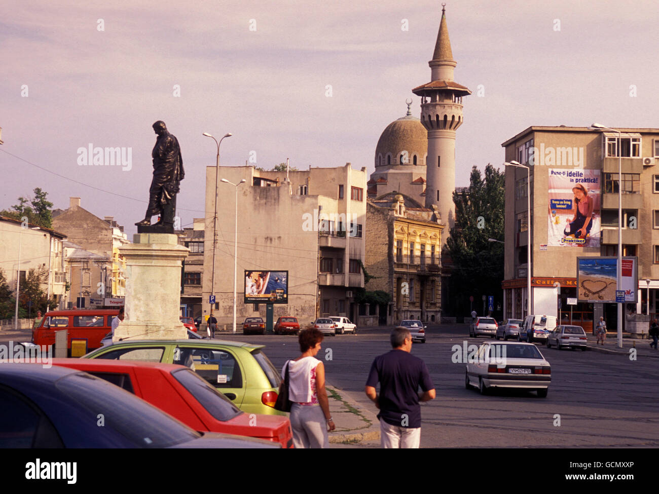 the city of constanta on the Black sea in Romania in east europe Stock ...